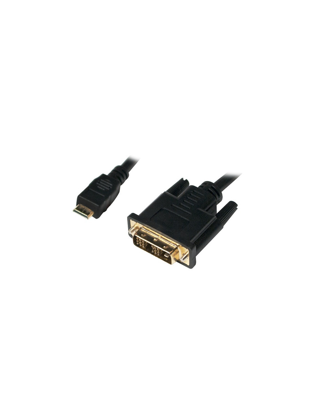CABLU video LOGILINK, adaptor Mini-HDMI (Type C)(T) la DVI-D SL (T), 0.5m
