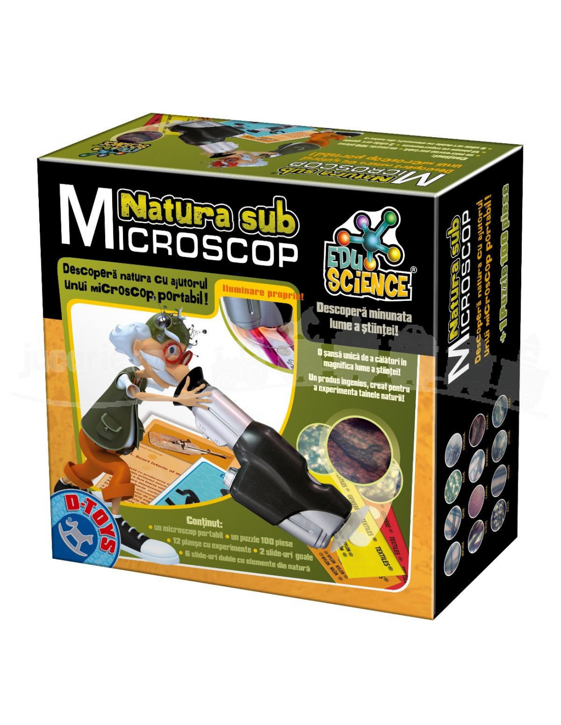 Natura Sub Microscop, Joc Edu Science D-Toys - www.roua.ro