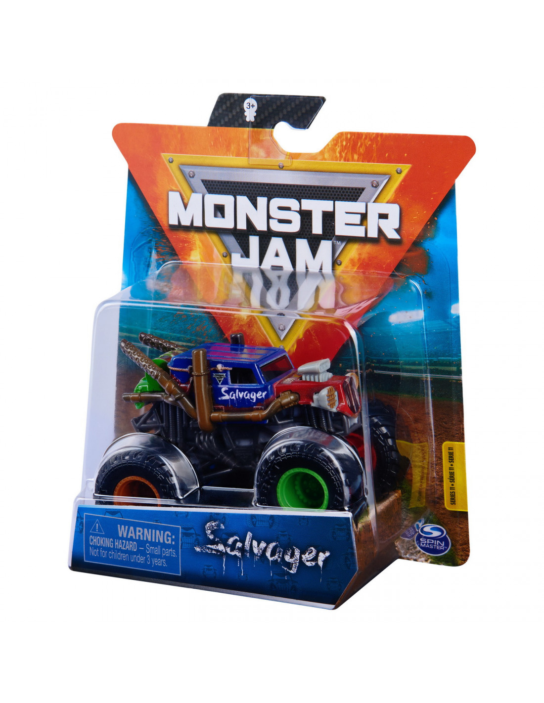 Monster Jam Masinuta Metalica Salvager Scara 1 La 64 - www.roua.ro