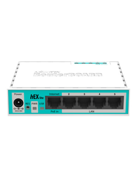 Router hEX Lite, 5 x Fast Ethernet, RouterOS L4 - Mikrotik RB750r2