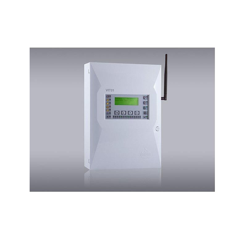 Wireless addressable fire alarm control panel VIT01:- up to 32 devices in