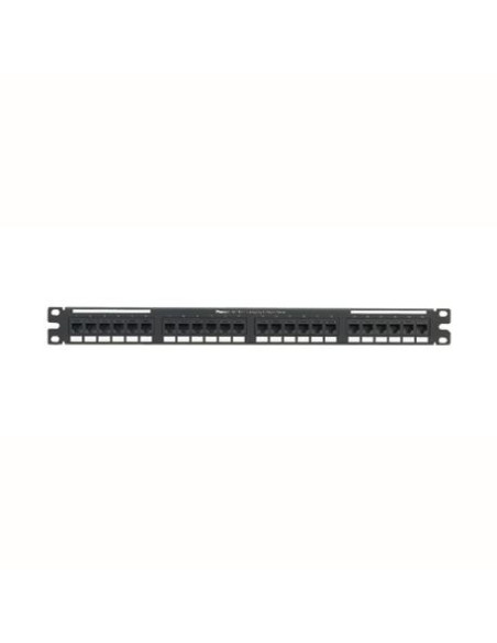 PANDUIT NK6PPG24Y Punchdown Patch Panel Cat 6 UTP Flat 24 Port 1U
